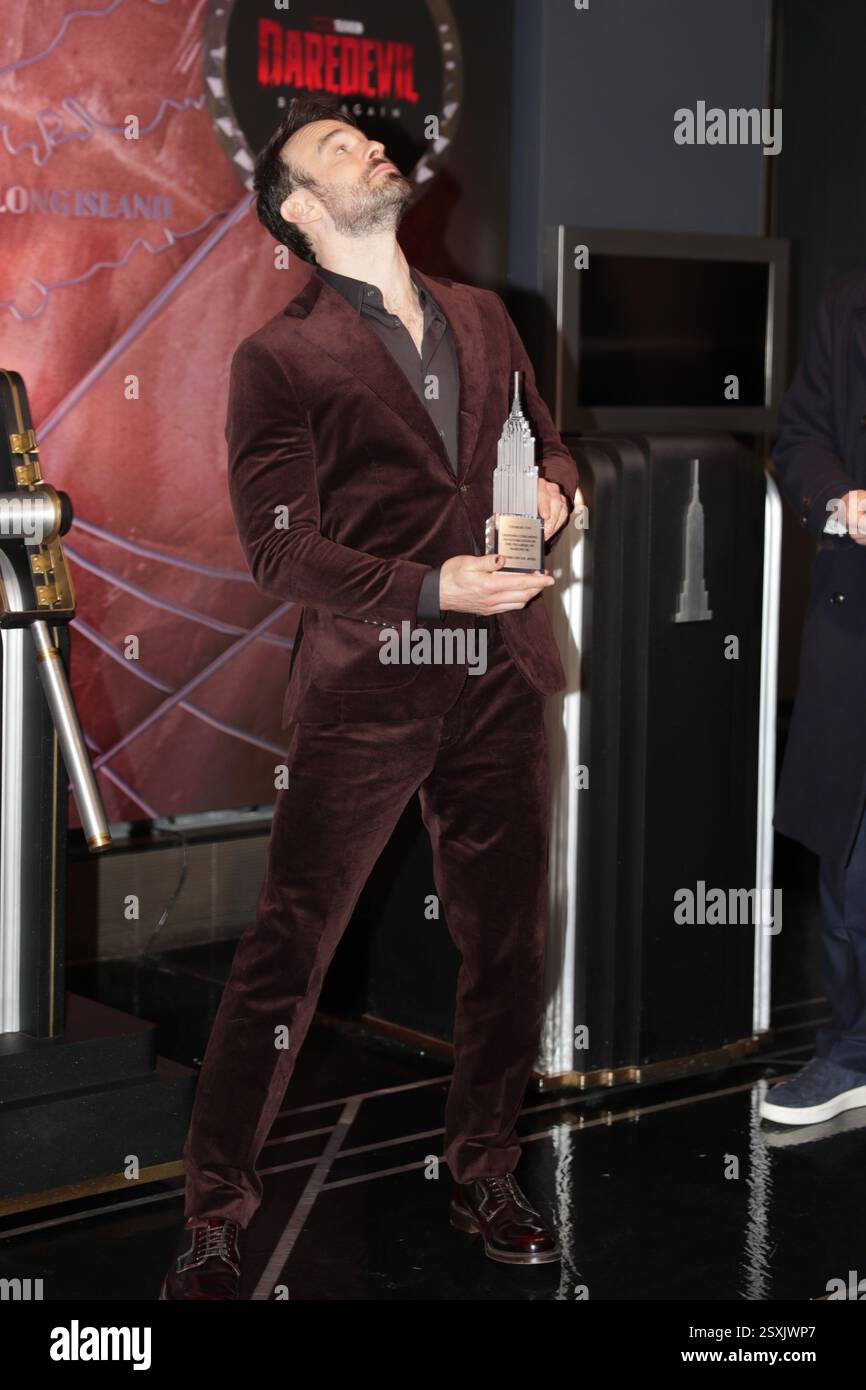 Ny, USA. 24th Feb, 2025. NEW YORK, NEW YORK - FEBRUARY 24: Charlie Cox and Vincent D'Onofrio ...