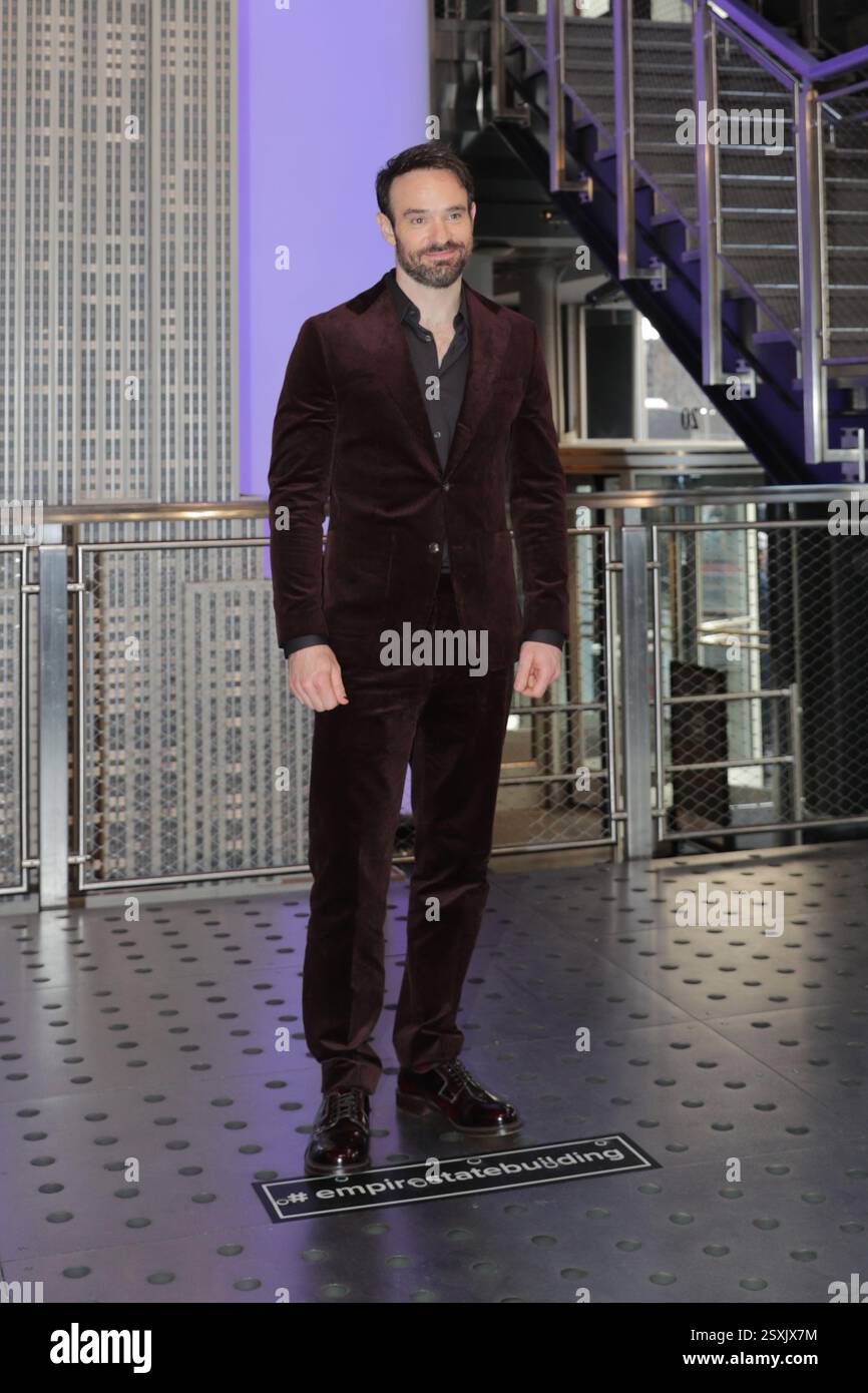 Ny, USA. 24th Feb, 2025. NEW YORK, NEW YORK - FEBRUARY 24: Charlie Cox and Vincent D'Onofrio ...