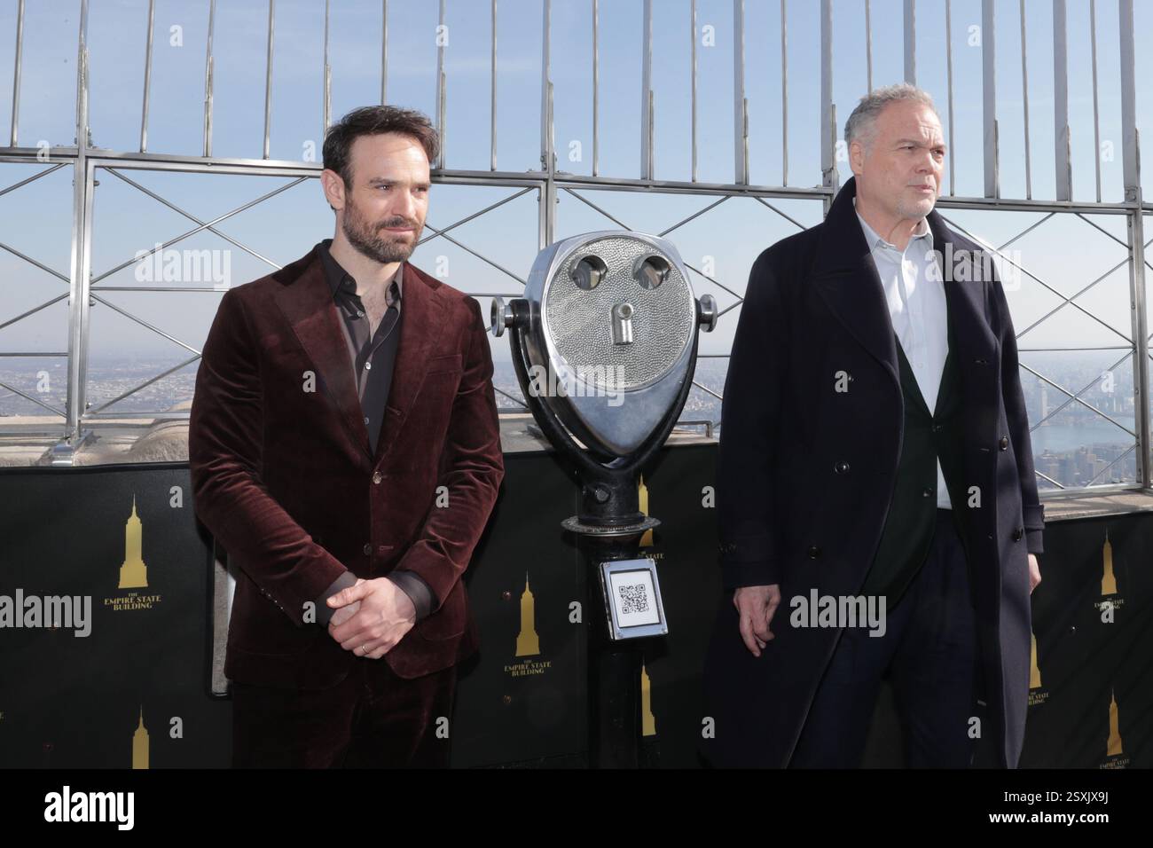 Ny, USA. 24th Feb, 2025. NEW YORK, NEW YORK - FEBRUARY 24: Charlie Cox and Vincent D'Onofrio ...