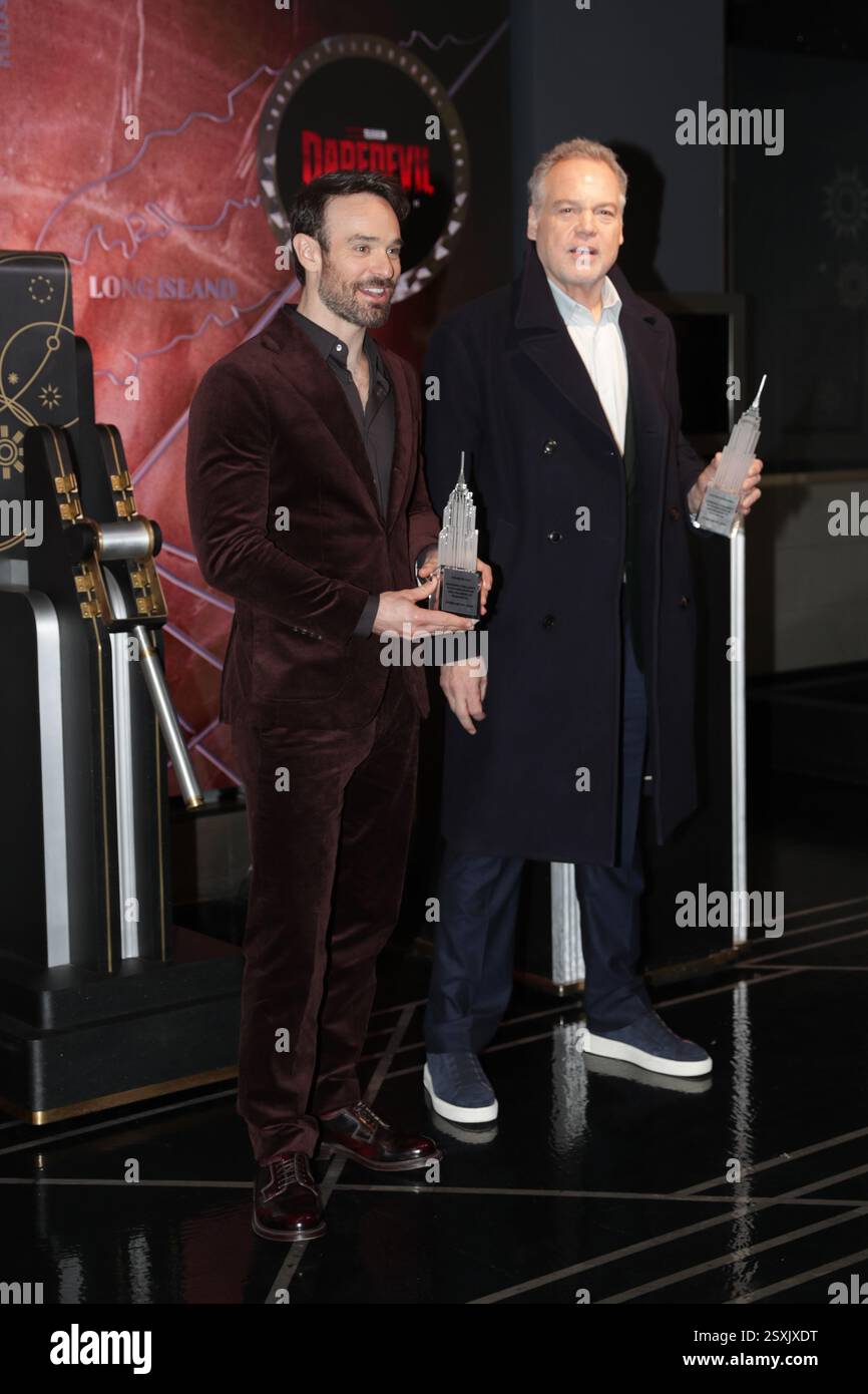 Ny, USA. 24th Feb, 2025. NEW YORK, NEW YORK - FEBRUARY 24: Charlie Cox and Vincent D'Onofrio ...