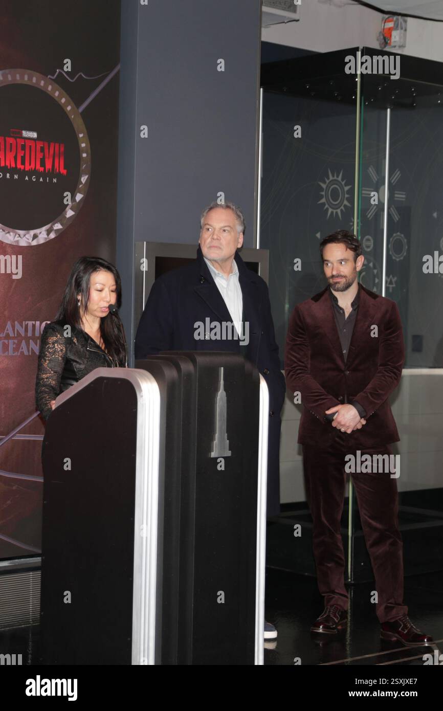 Ny, USA. 24th Feb, 2025. NEW YORK, NEW YORK - FEBRUARY 24: Charlie Cox and Vincent D'Onofrio ...