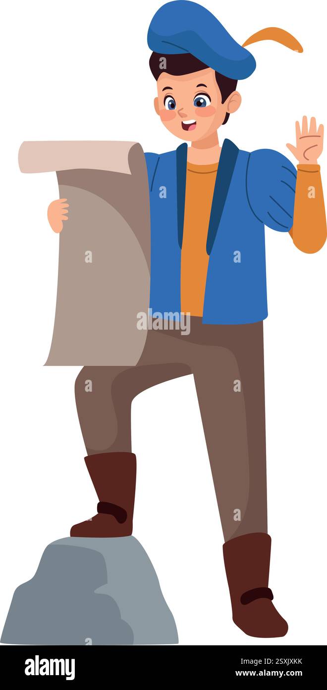 Reading stage script Stock Vector Images - Alamy