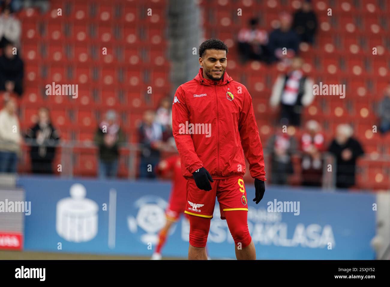 Lamine Diaby-Fadiga seen during PKO BP Ekstraklasa game between teams ...