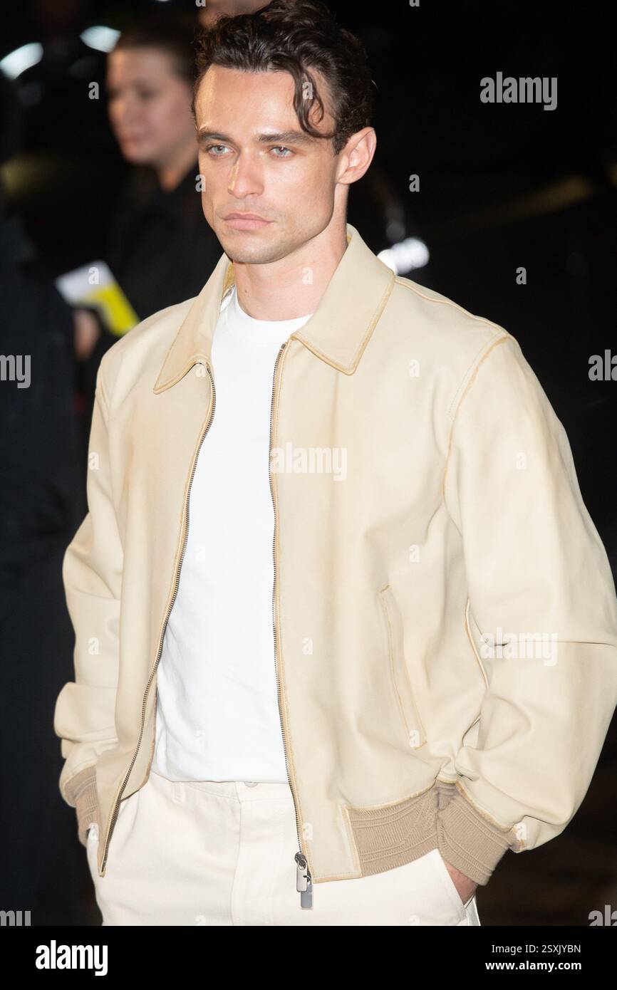 London, UK. 24 Feb, 2025. Pictured: Thomas Doherty attends Burberry's ...
