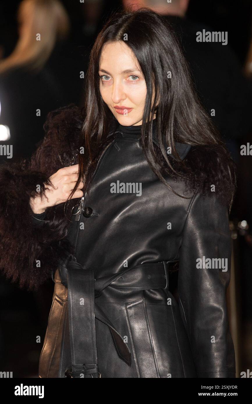 London, UK. 24 Feb, 2025. Pictured: Tish Weinstock attends Burberry's ...