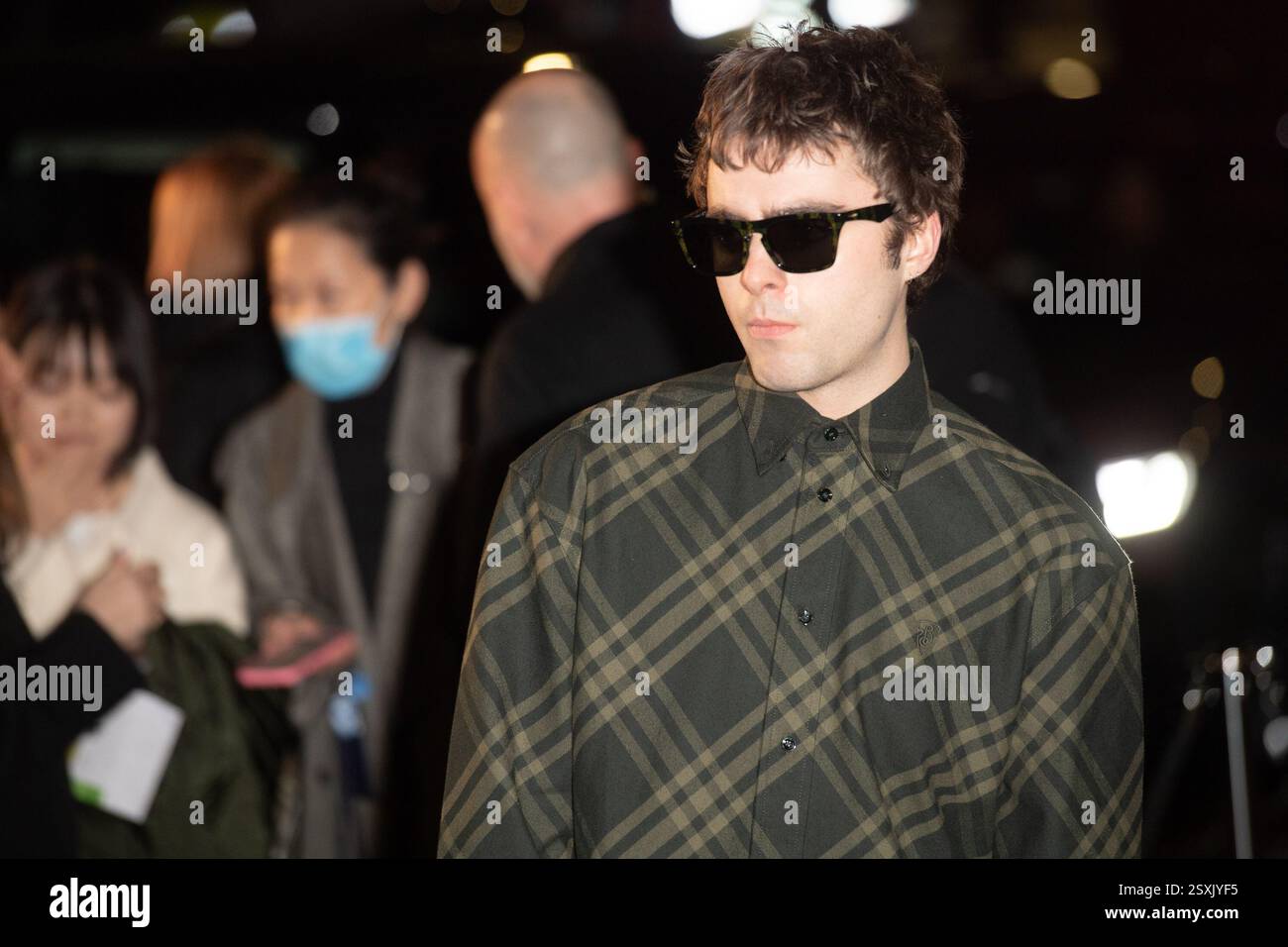 London, UK. 24 Feb, 2025. Pictured: Lennon Gallagher attends Burberry's ...