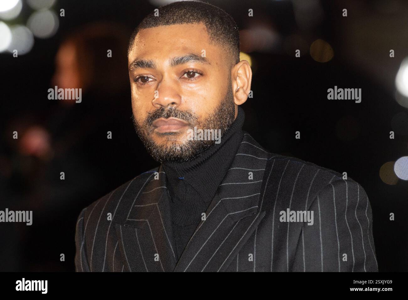 London, UK. 24 Feb, 2025. Pictured: Kano (aka Kane Robinson) attends ...