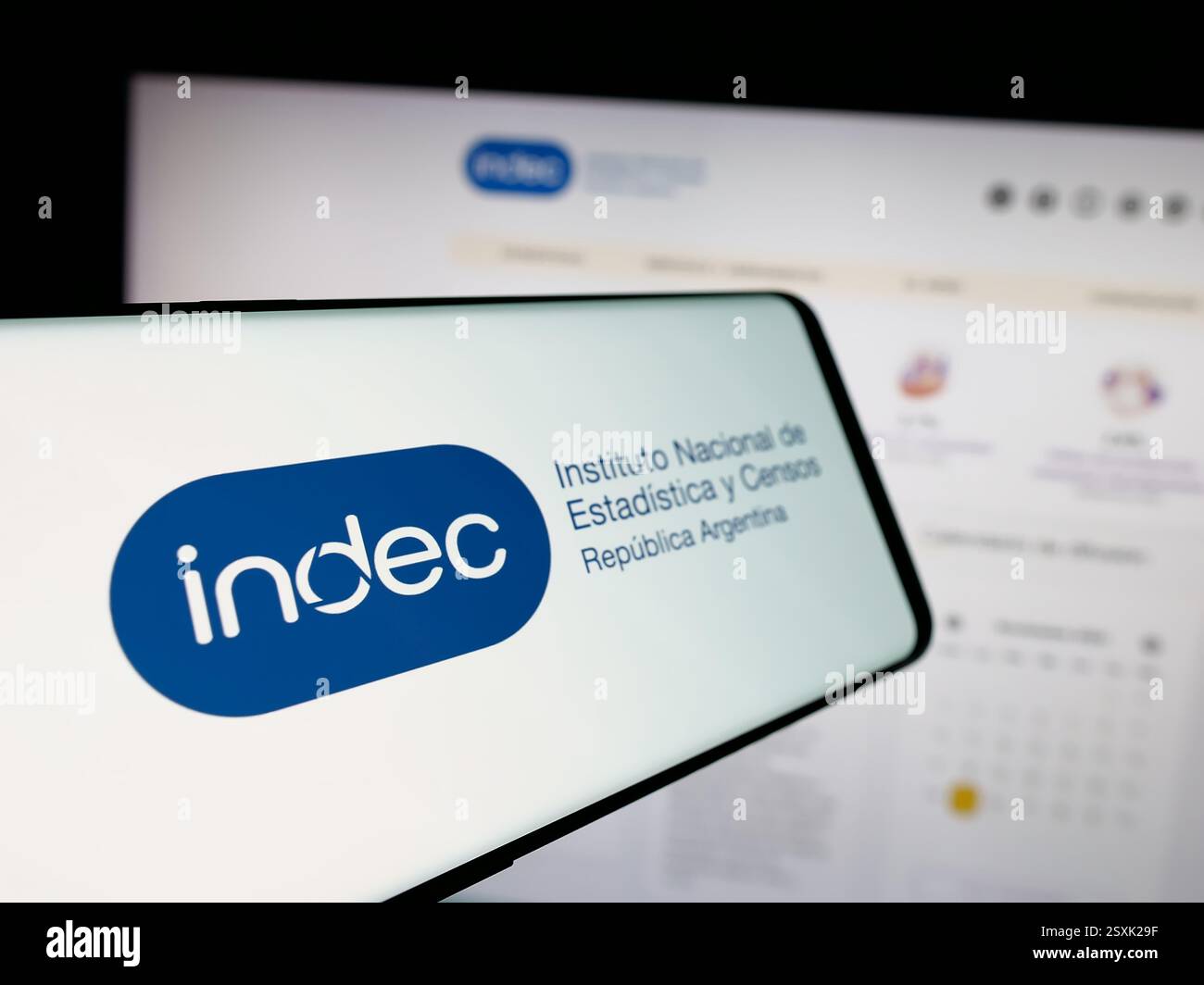 Germany. 25th Nov, 2024. In this photo illustration, a mobile phone with the logo of Instituto ...