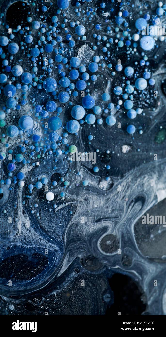 Chemical fluid ball background defocused hi-res stock photography and ...