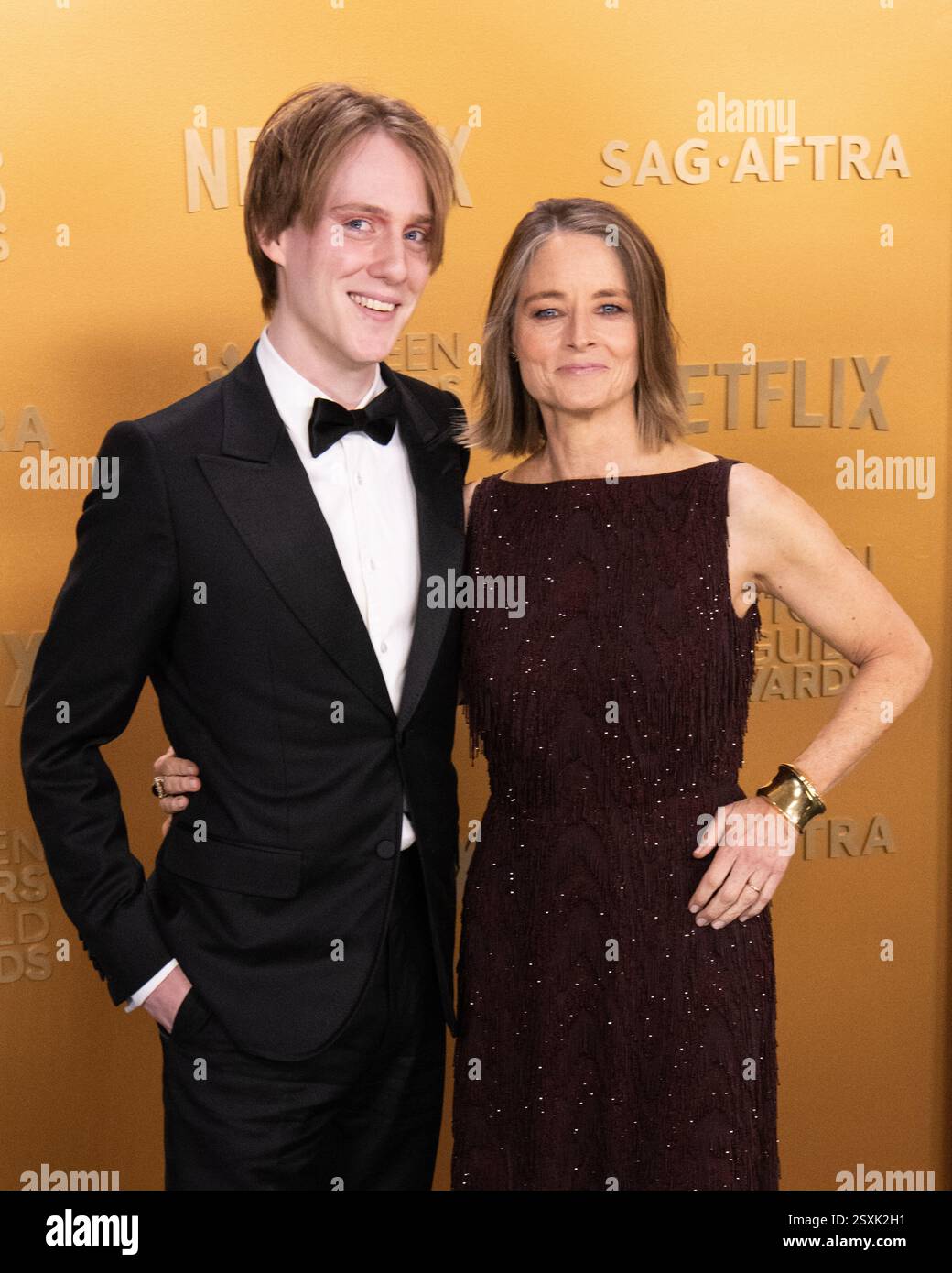 February 23, 2025, Los Angeles, California, USA: CHARLIE FOSTER and ...