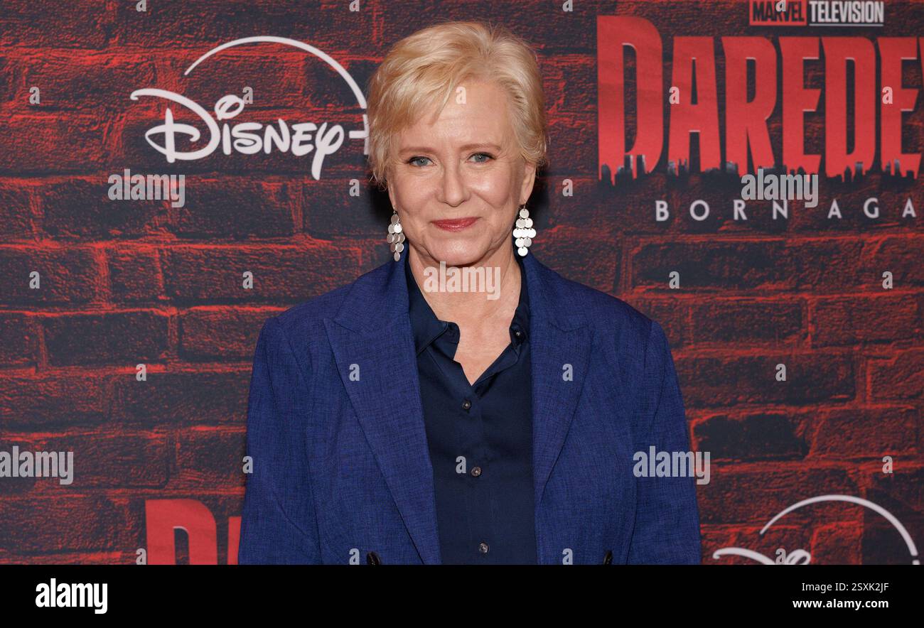 Eve Plumb attends the special screening of Marvel's "Daredevil: Born ...