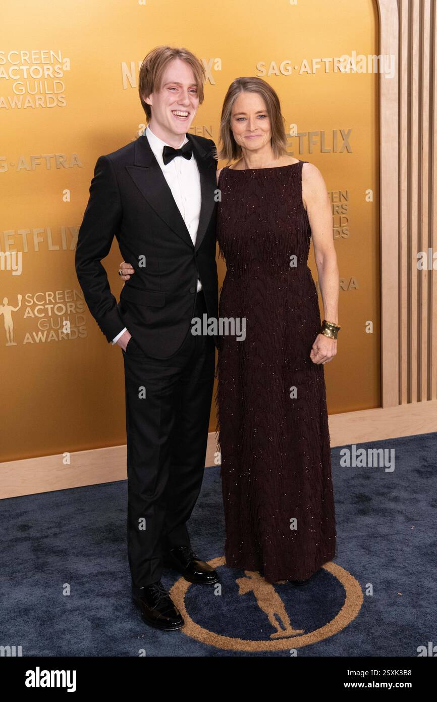 February 23, 2025, Los Angeles, California, USA: CHARLIE FOSTER and ...