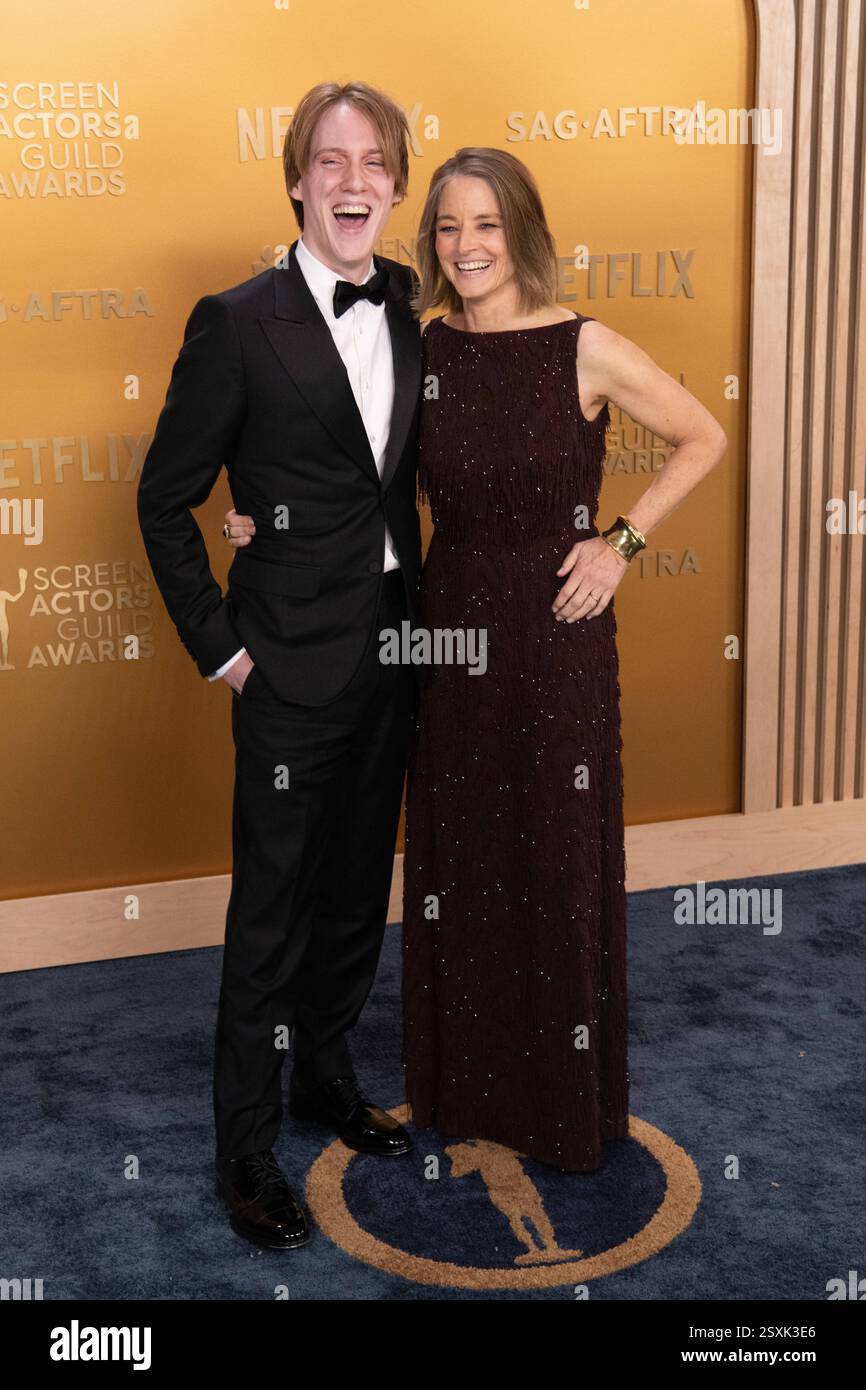 February 23, 2025, Los Angeles, California, USA: CHARLIE FOSTER and ...