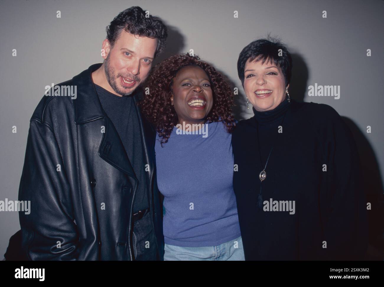 Liza Minnelli and Billy Stritch visit Lillias White backstage after a ...