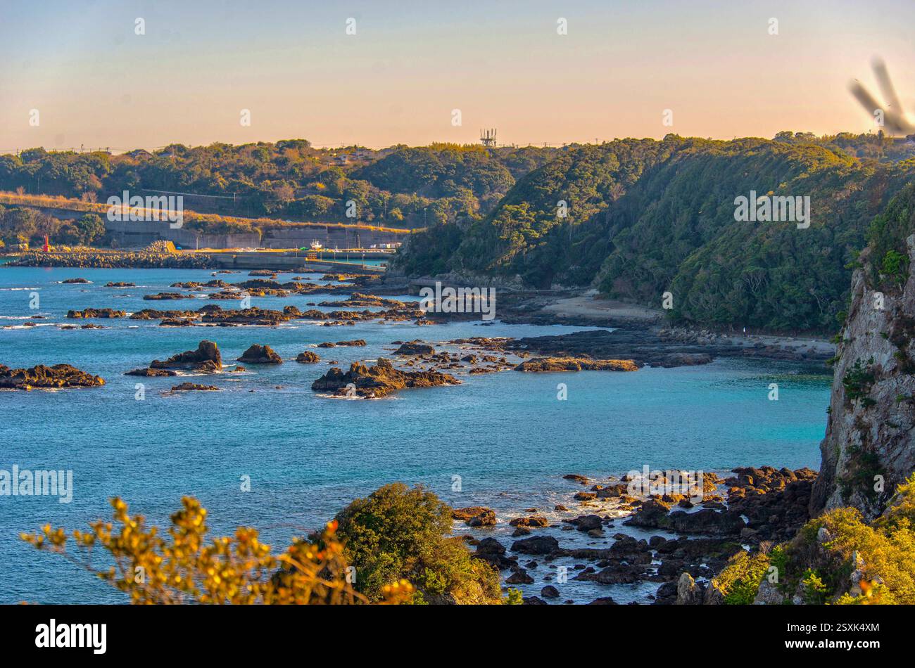 Photo shows the coastal town of Taiji in Wakayama Prefecture, Japan ...