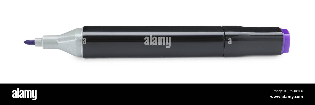 One double sided marker isolated on white Stock Photo - Alamy