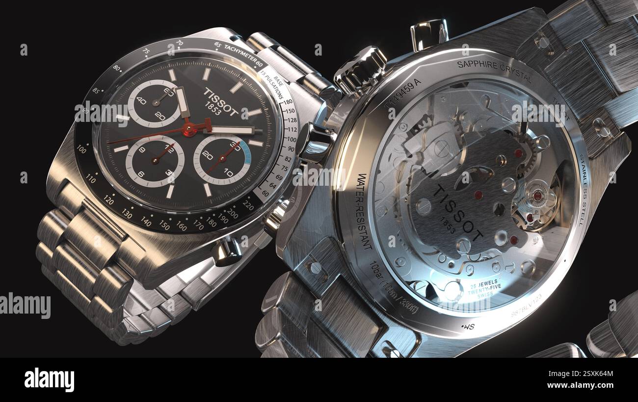 Tissot Pr516 Mechanical Chronograph Stock Photo - Alamy