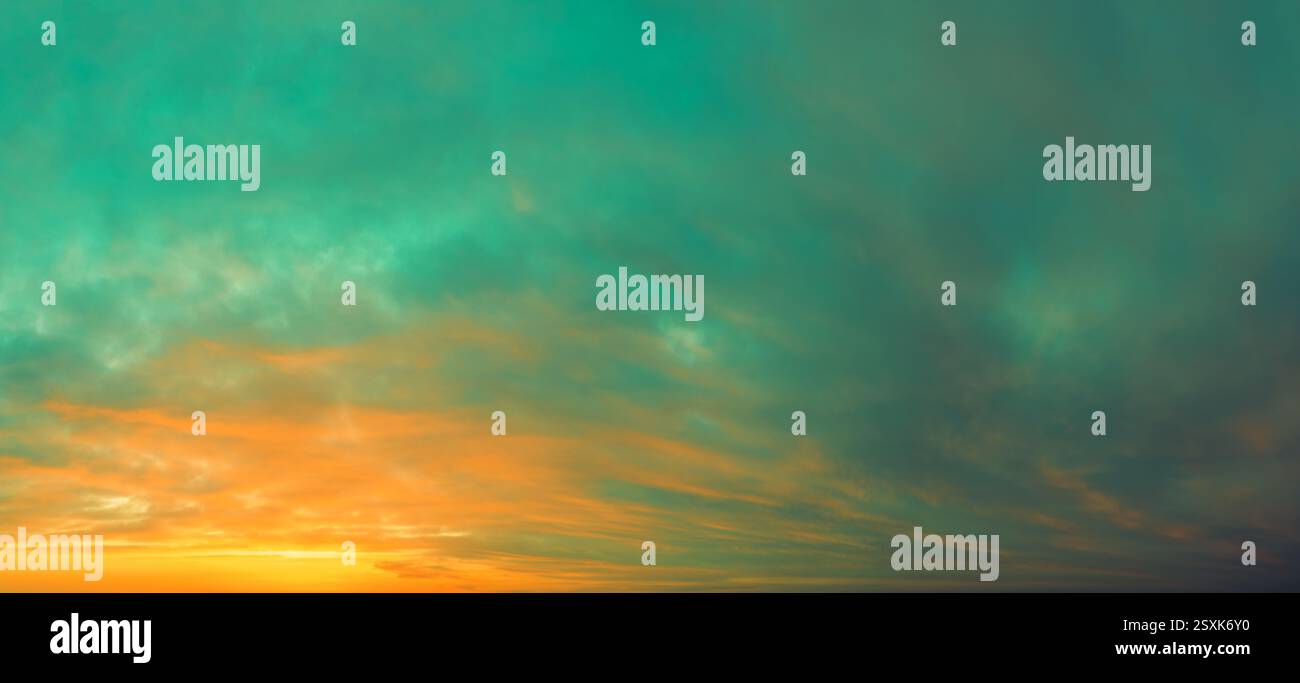 Colorful cloudy sky at sunset. Gradient color. Sky texture. Abstract ...