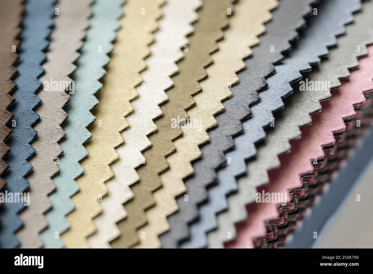 fabric color samples swatch book Stock Photo - Alamy