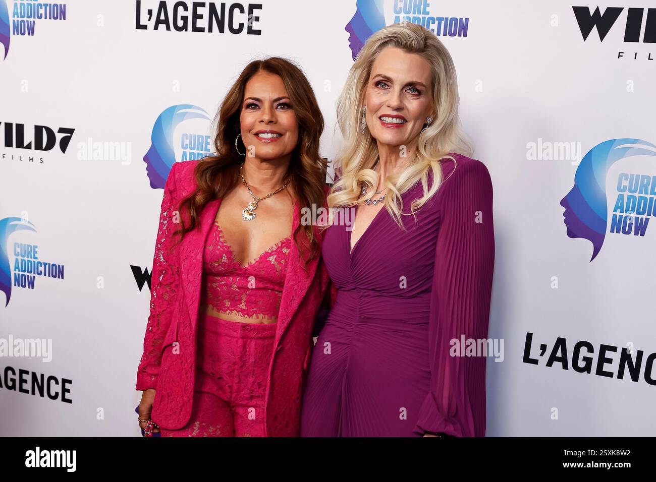 Beverly Hills, USA. 24th Feb, 2025. Lisa Vidal and Nancy Davis attend ...