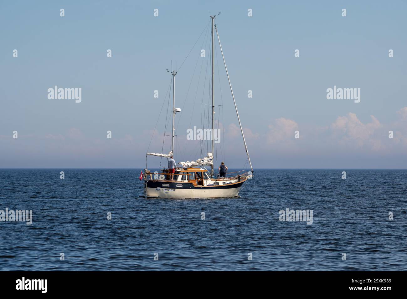 Engure, Latvia - 2 June 2024: "Mr. Gromov, Riga" cruised in the Gulf of ...
