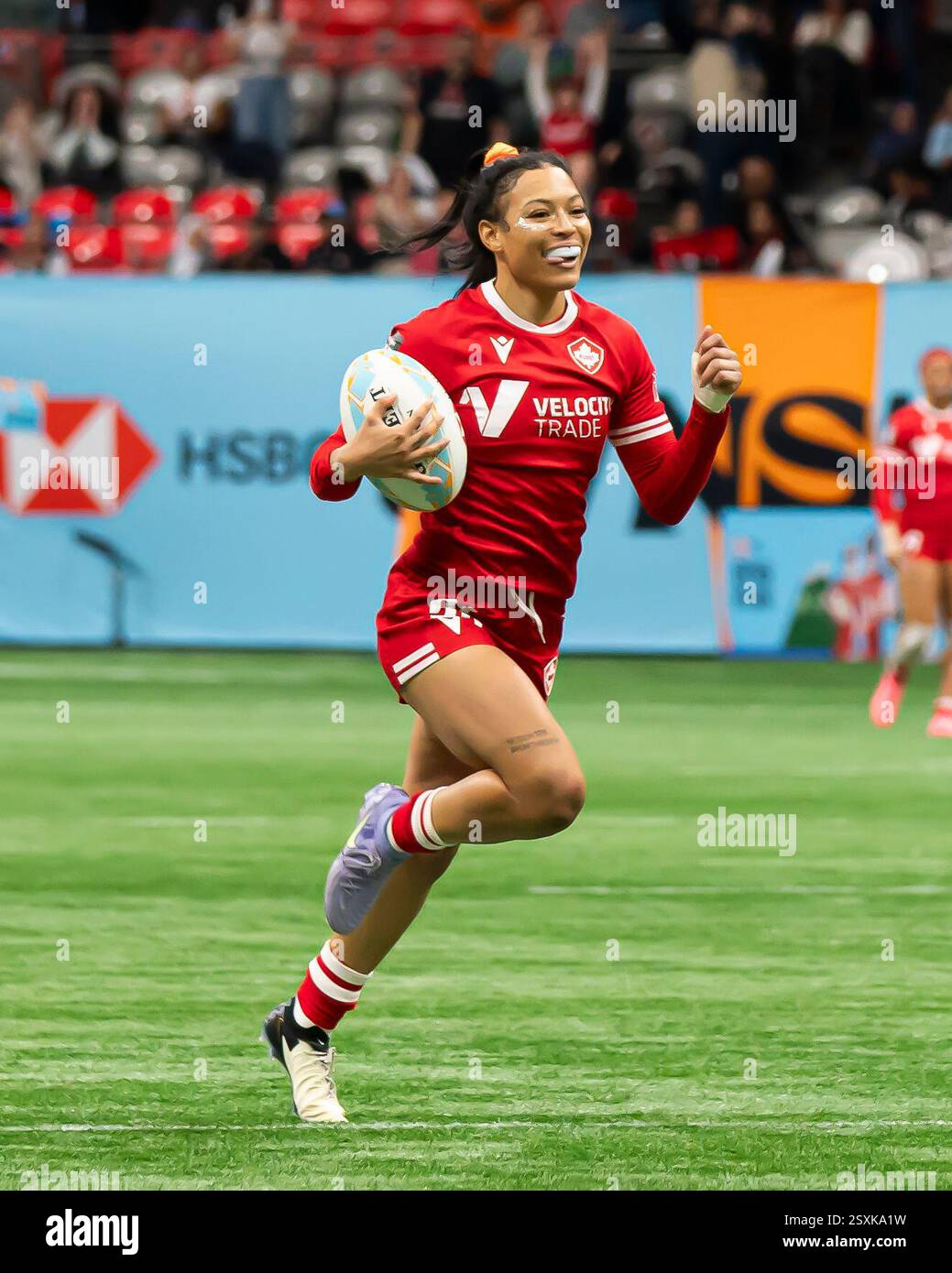 Vancouver, Canada, February 22nd 2025 Rugby Sevens at BC Place ...