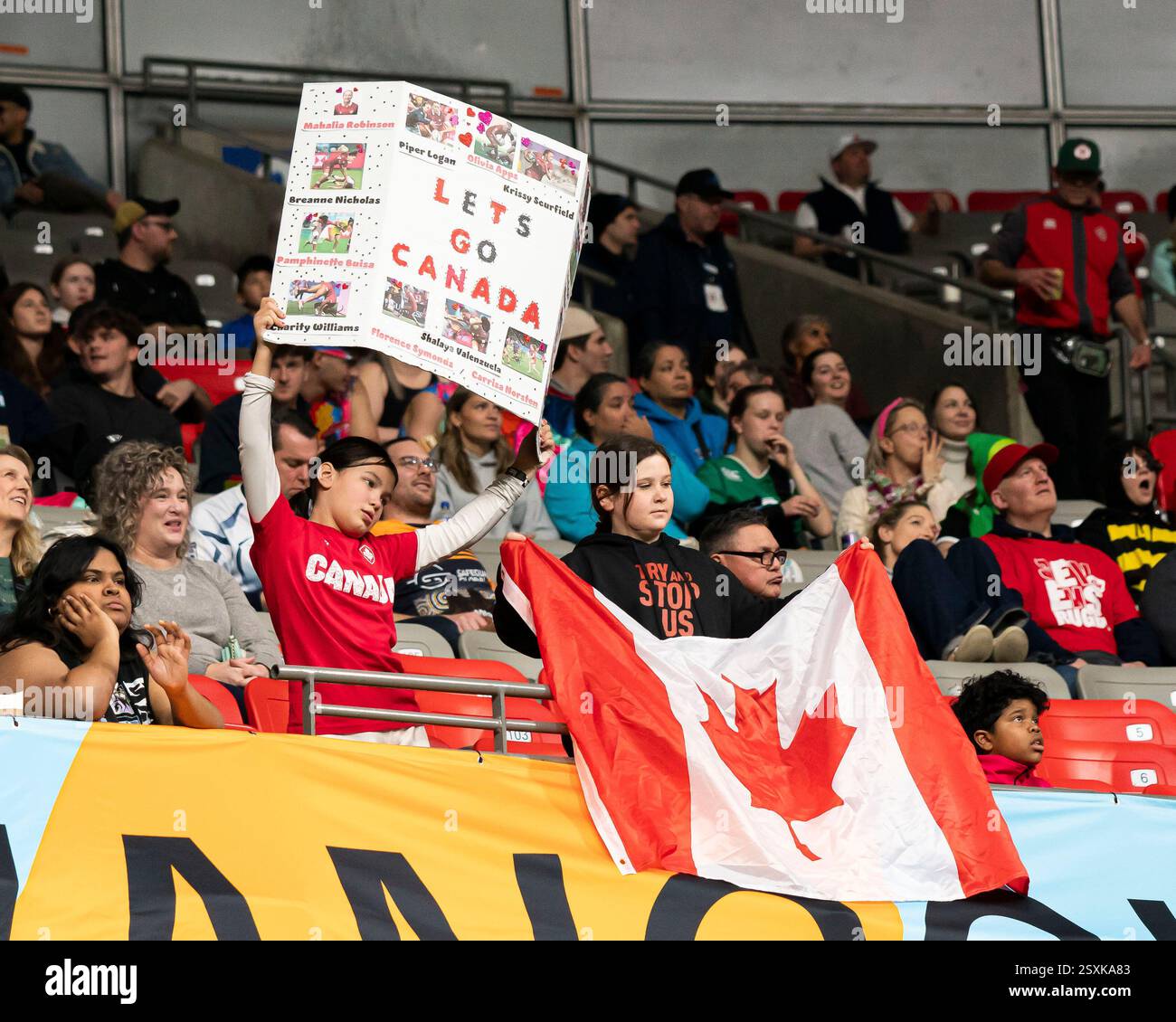 Vancouver, Canada, February 22nd 2025 Rugby Sevens at BC Place ...