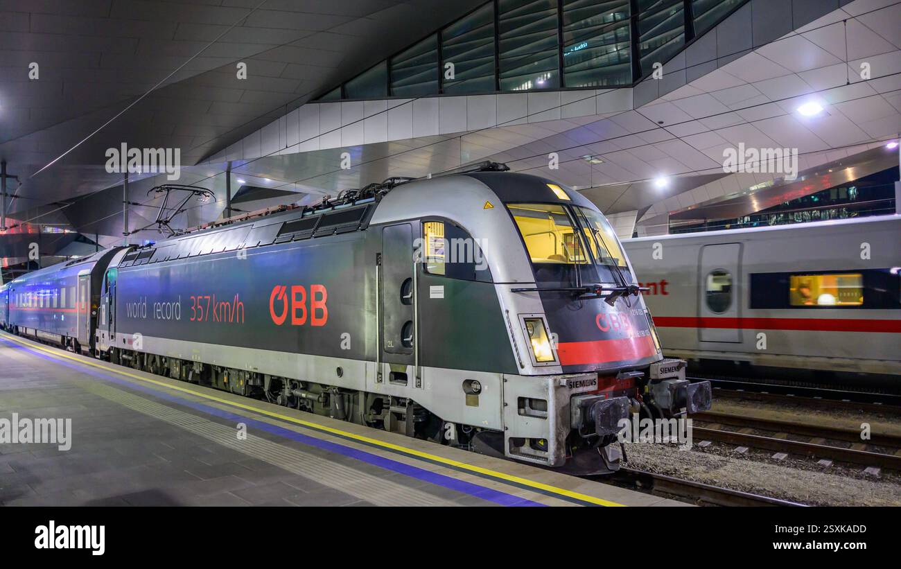 vienna, austria, 24 feb 2025, world record locomotive taurus 2016 025 ...