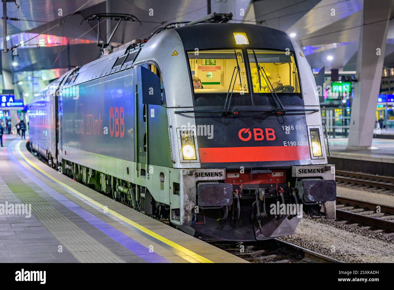 vienna, austria, 24 feb 2025, world record locomotive taurus 2016 025 ...