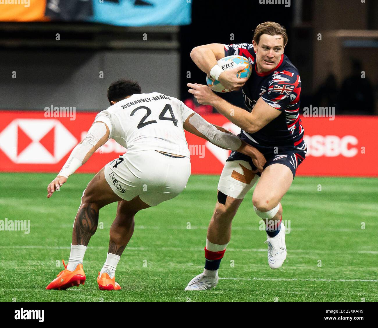 Vancouver, Canada, February 22nd 2025 Rugby Sevens at BC Place ...