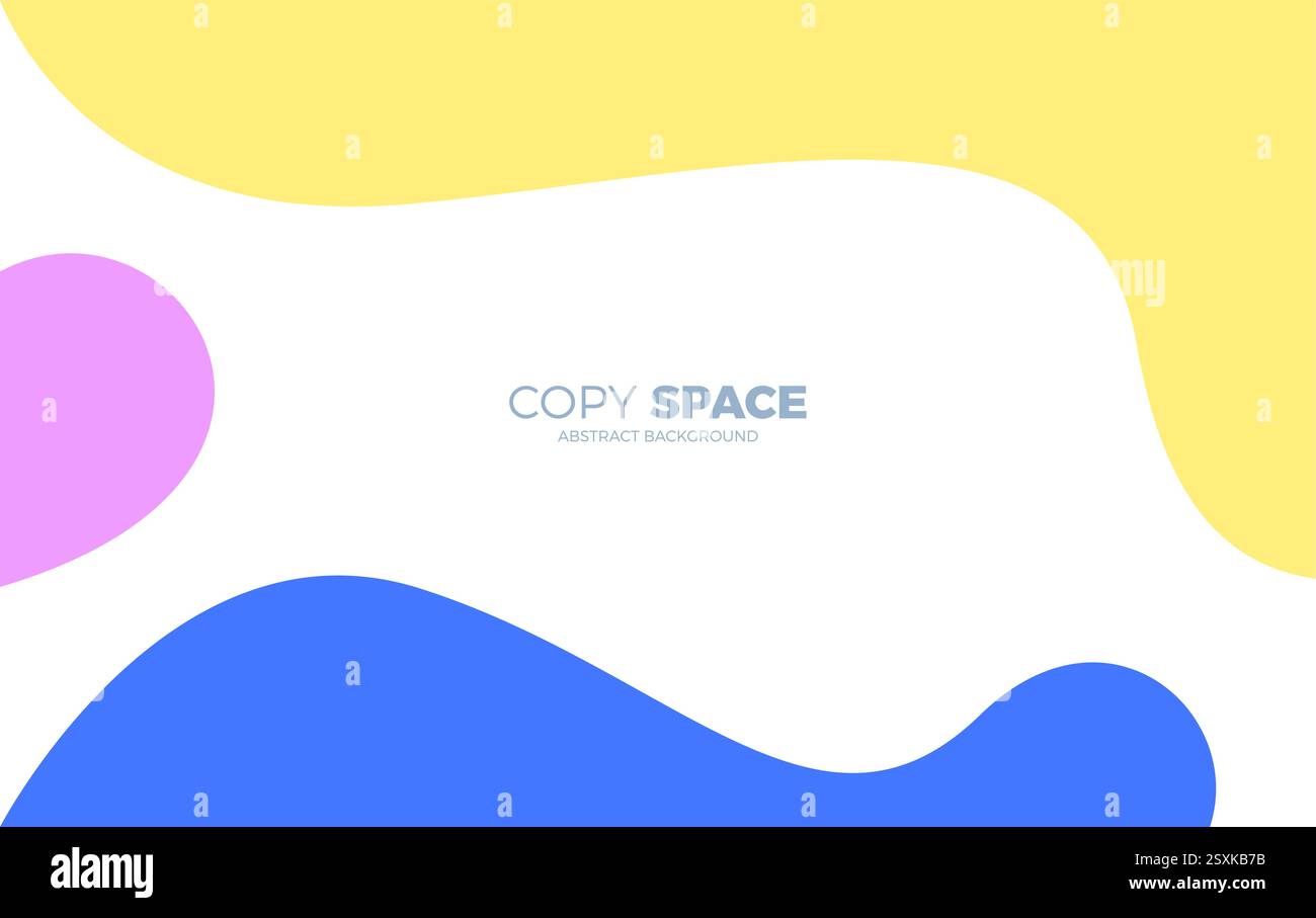 Colorful fluid shape Abstarct background design. Minimalist curve ...