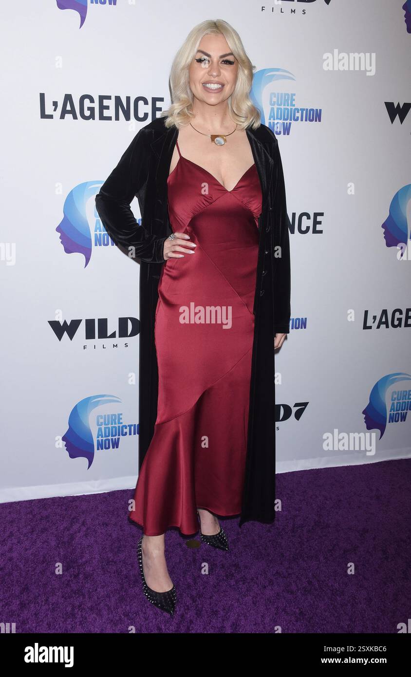 Beverly Hills, USA. 24th Feb, 2025. Megan Holiday arriving to the Cure ...