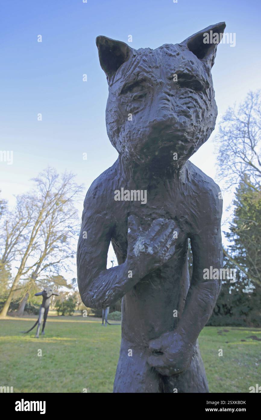 Sculpture Emissary Cats by Laura Ford 2013, modern art, oversized ...