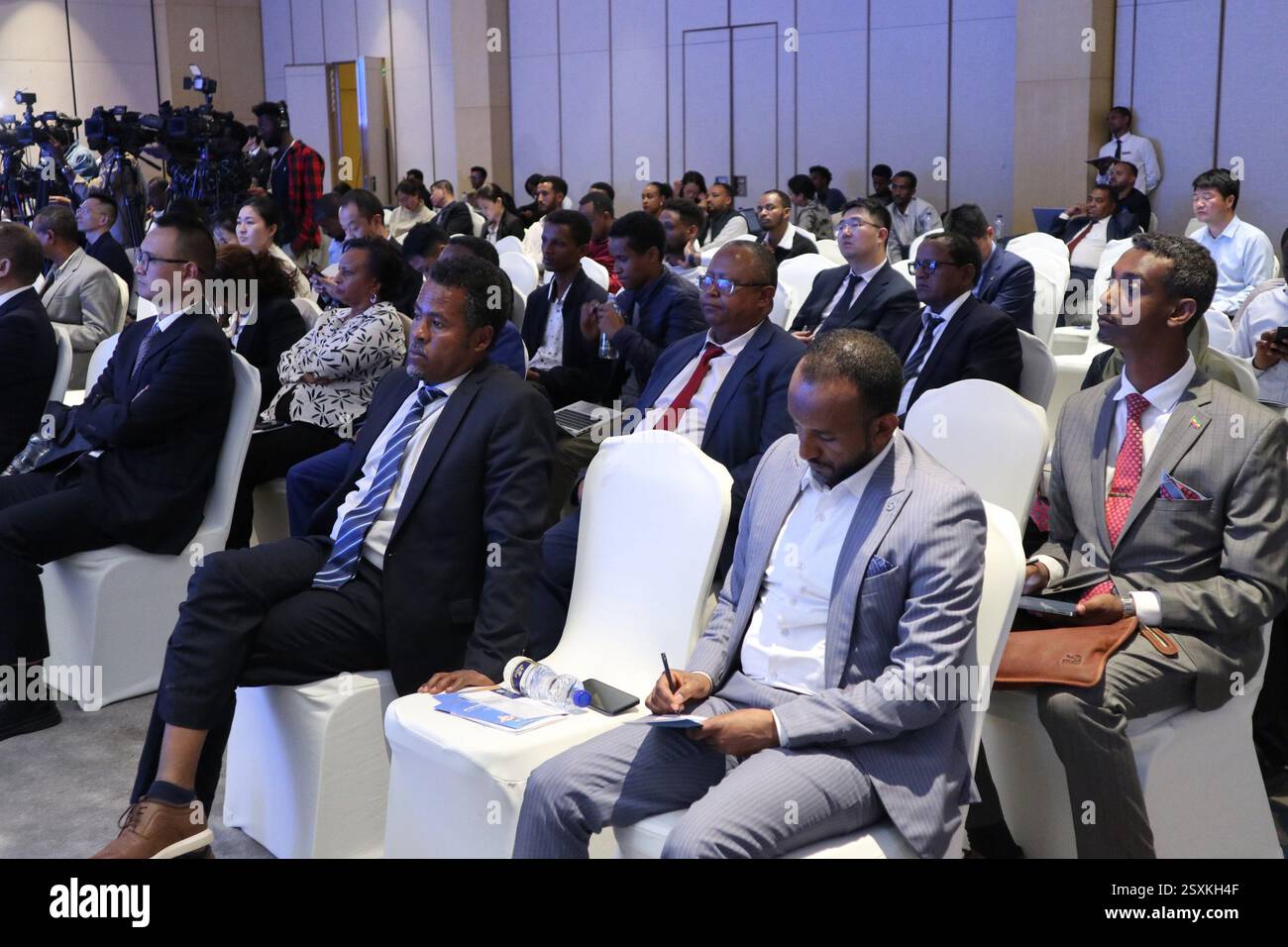 Addis Ababa, Ethiopia. 24th Feb, 2025. The Ethiopia-China Economic and ...