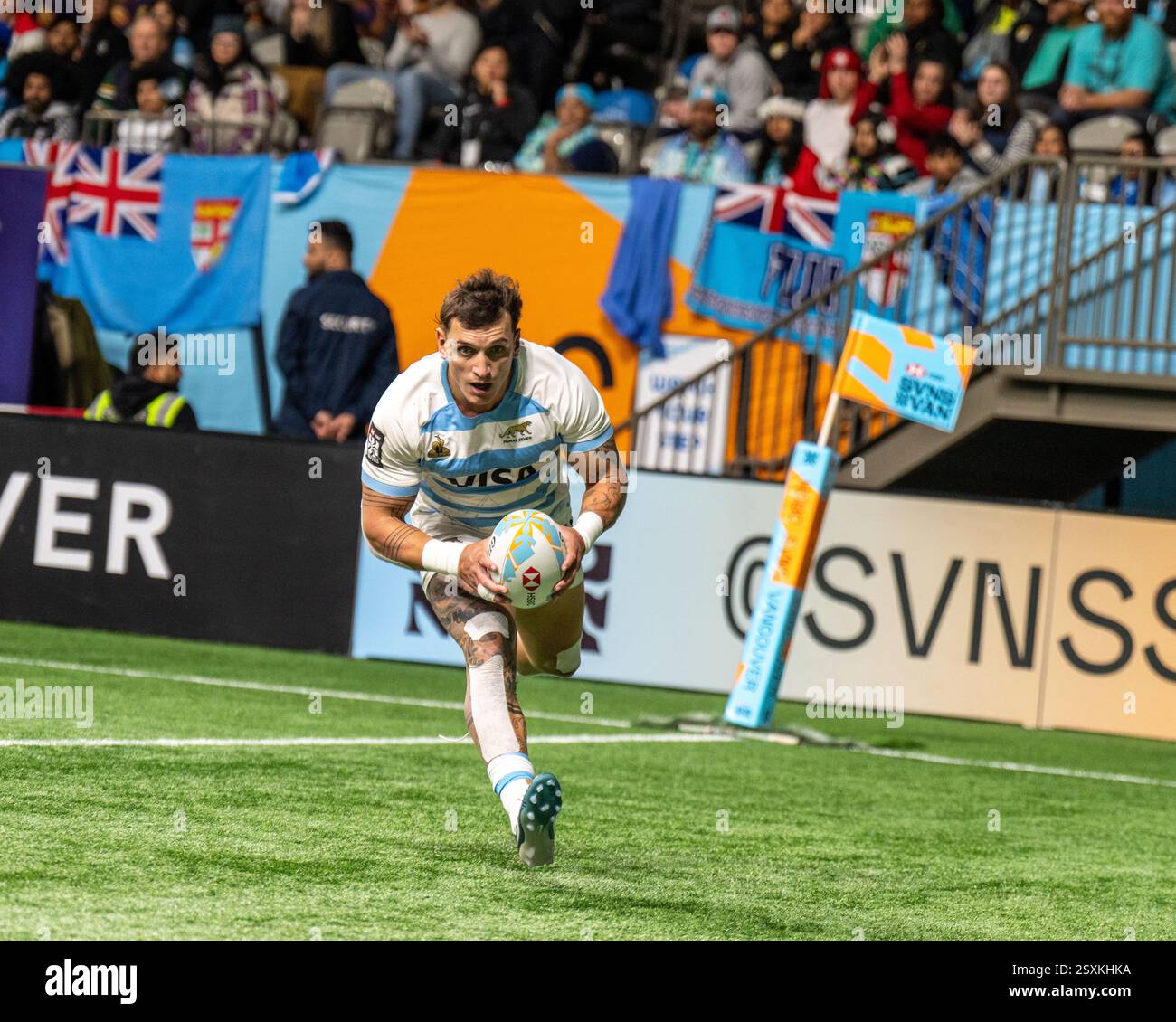 VANCOUVER, CANADA – FEBRUARY 23, 2025: Argentina rugby player LUCIANO ...