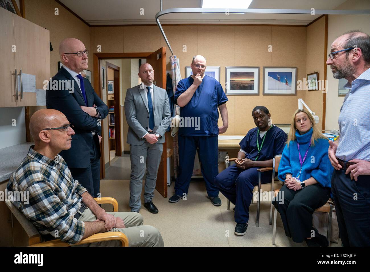 First Minister of Scotland John Swinney with Health Secretary Neil Gray ...