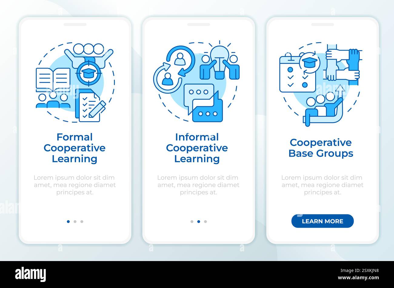 Cooperative learning methods Stock Vector Images - Alamy