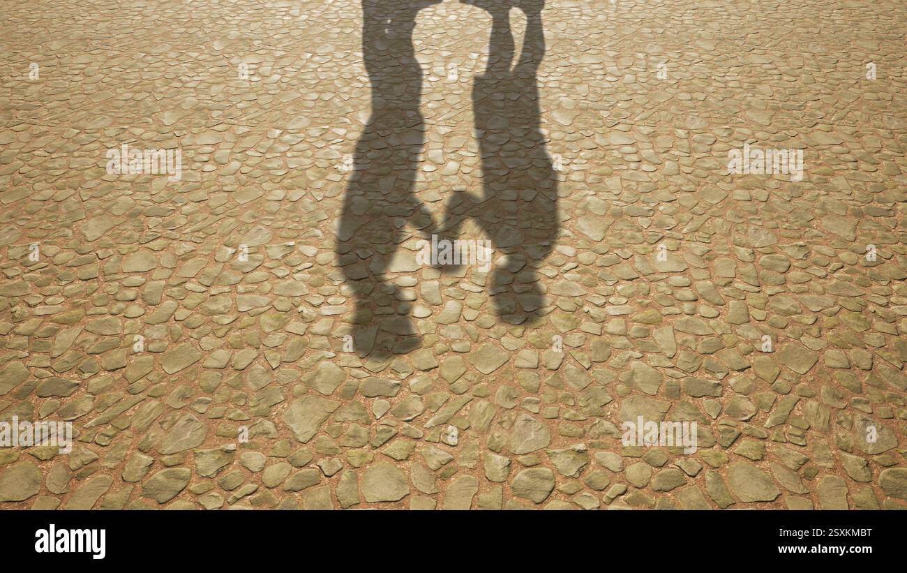 Concept or conceptual background of floor texture surface with a human ...