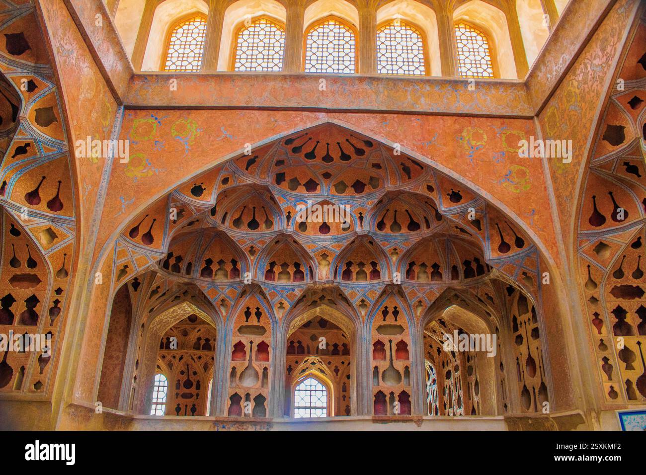 Ali Qapu is an imperial palace in Isfahan, Iran. It is located on the ...