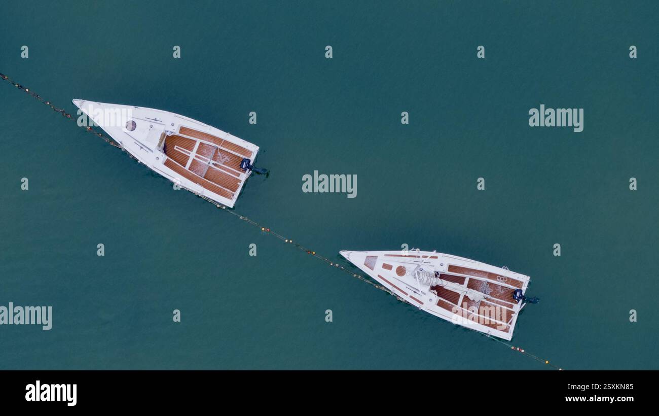 Aerial photo shows the snow scenery in Qingdao City, east China's ...