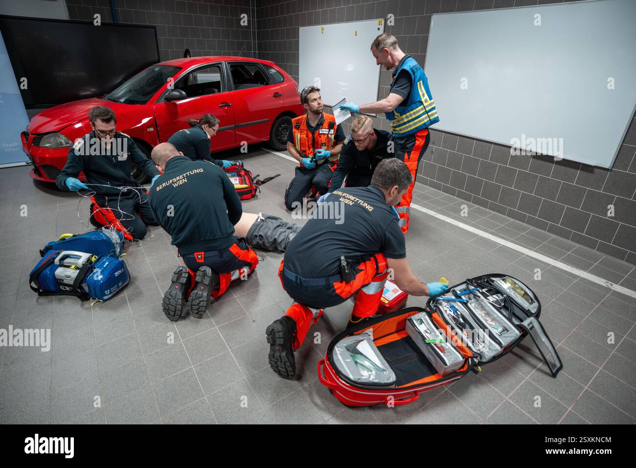 As part of an exercise on Monday, February 17, 2025, in Vienna, Austria ...