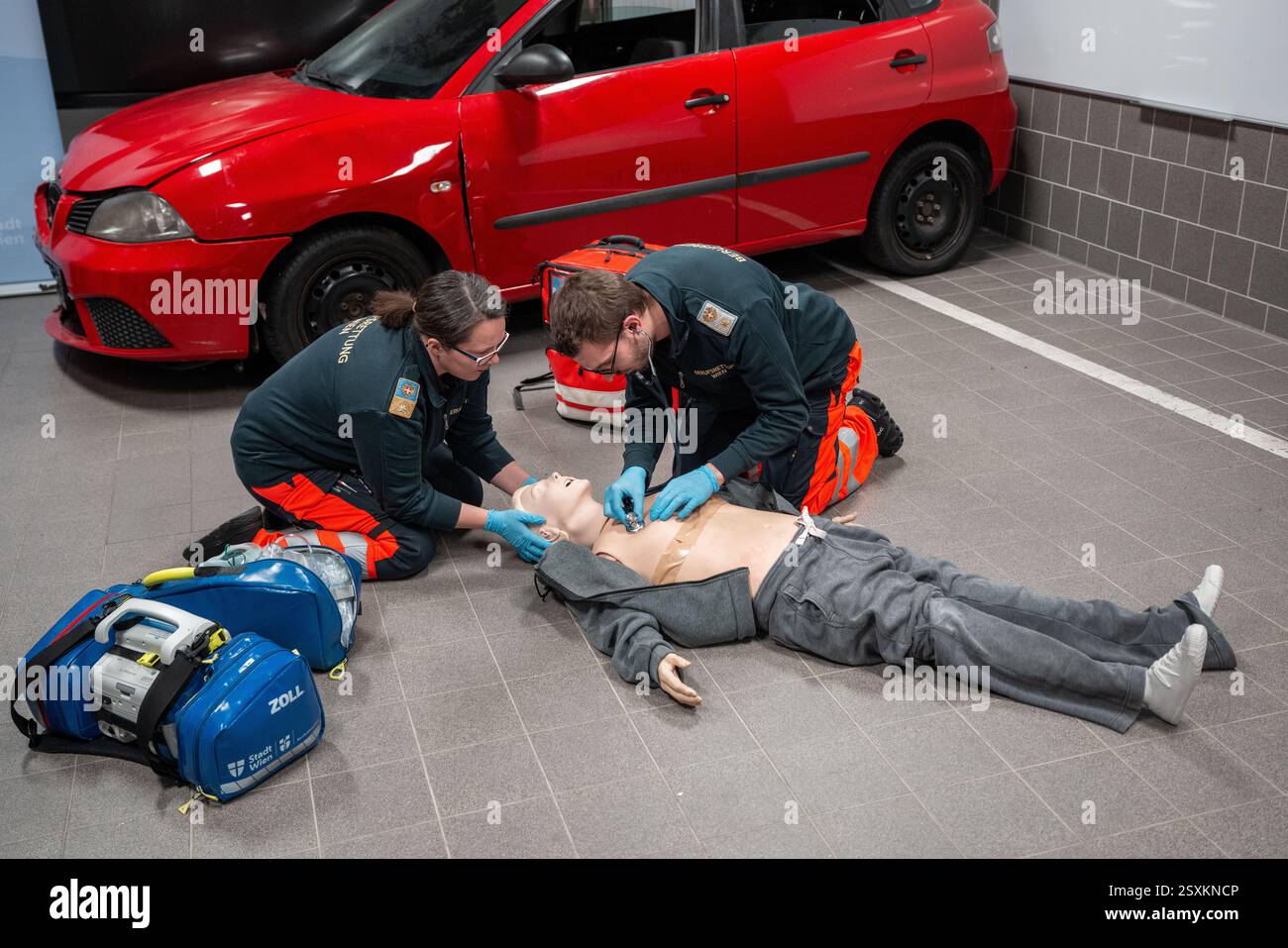 As part of an exercise on Monday, February 17, 2025, in Vienna, Austria ...