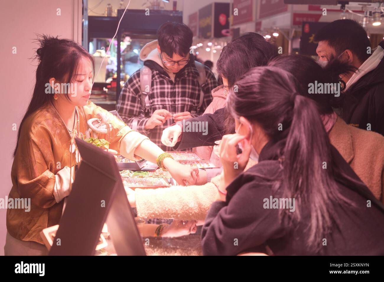 The 9th Beijing Jewelry Exhibition is held in Beijing, China, 22 ...