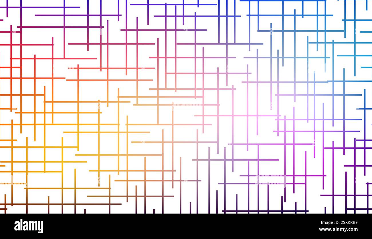 colorful abstract straight line pattern vector illustration on white ...