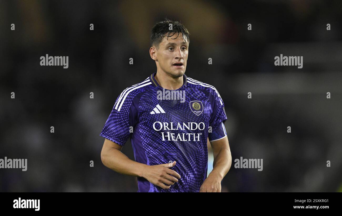Orlando City defender Rodrigo Schlegel during an MLS soccer match ...