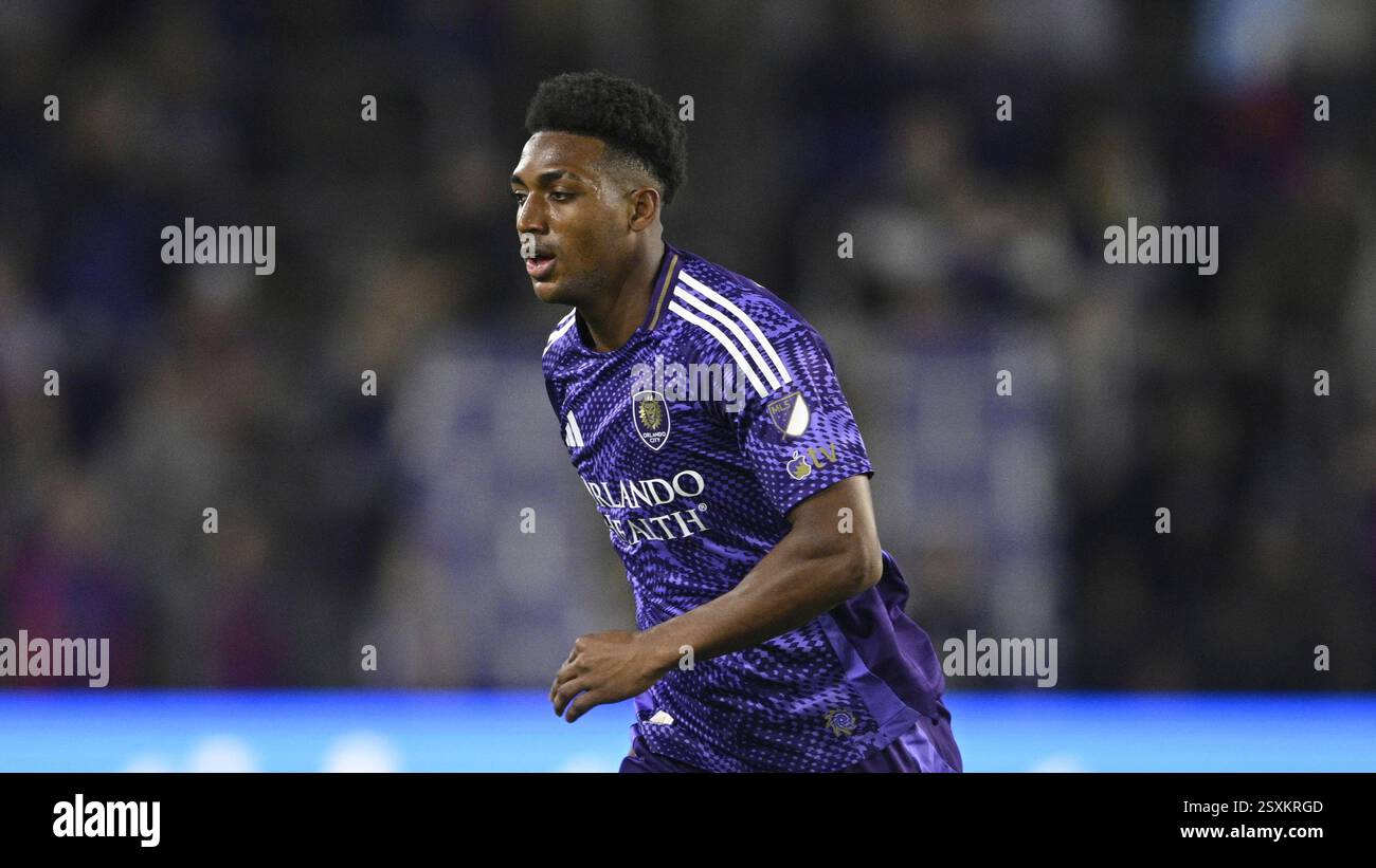 Orlando City defender Alex Freeman (30) during an MLS soccer match ...
