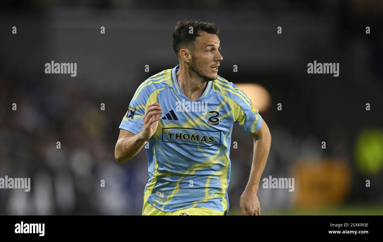 Philadelphia Union midfielder Daniel Gazdag (10) during an MLS soccer ...