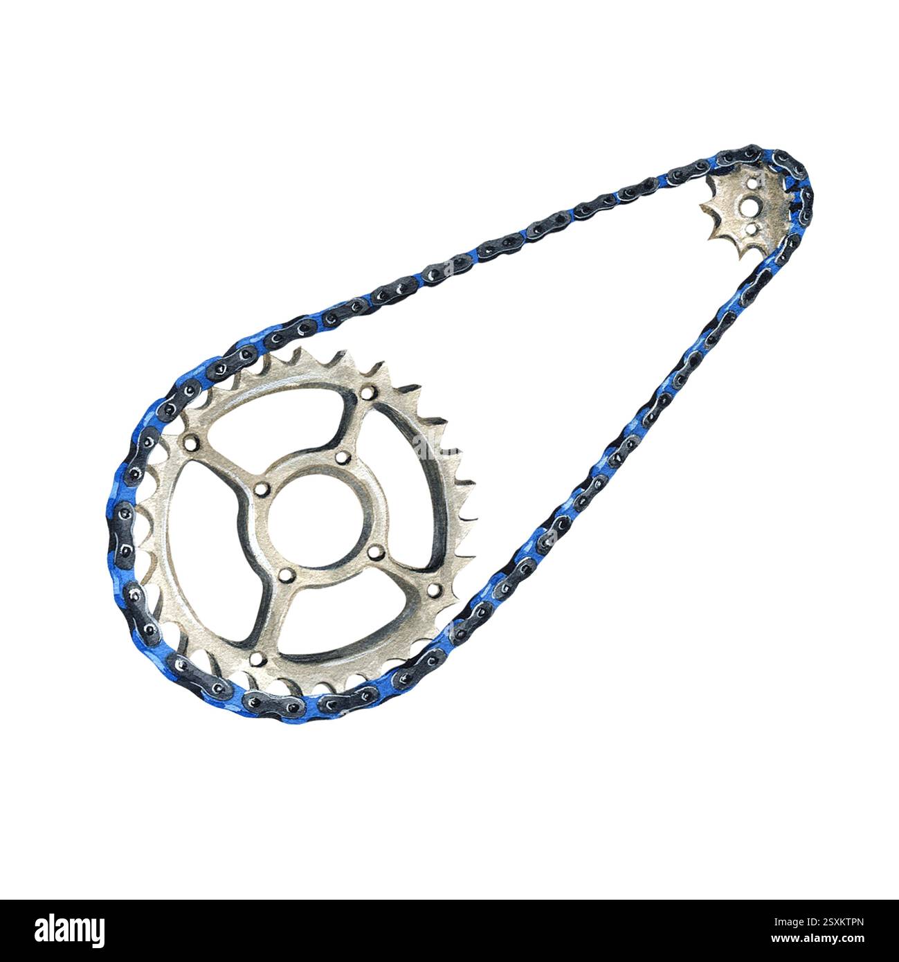 Gear cog chain sprocket hi-res stock photography and images - Alamy