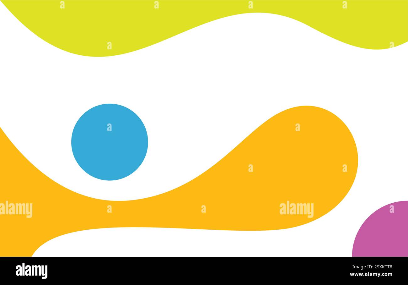 Abstract Colorful Wave Background. Fluid Shape Abstract Background Stock Vector Image & Art - Alamy