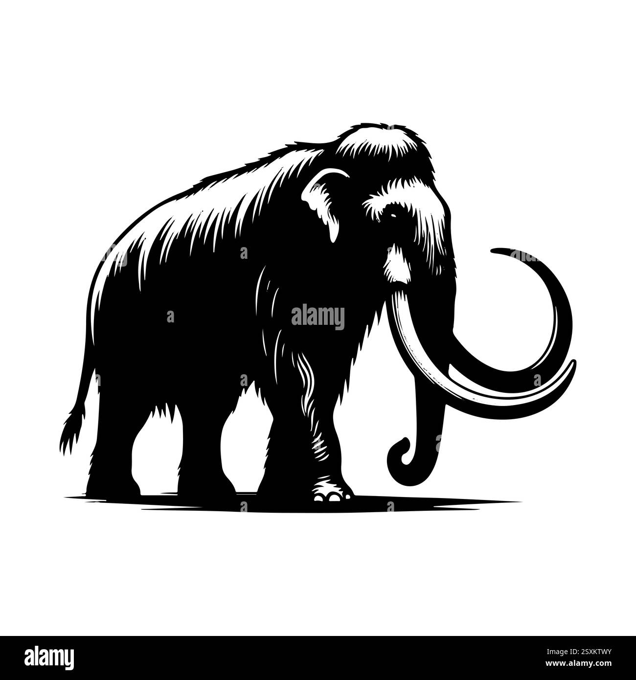 Prehistoric animal illustration Cut Out Stock Images & Pictures - Alamy